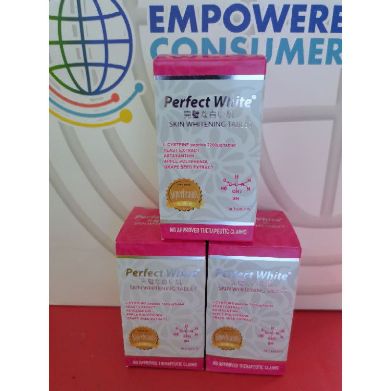 PERFECT WHITE 30TABS (AIM GLOBAL) | Shopee Philippines