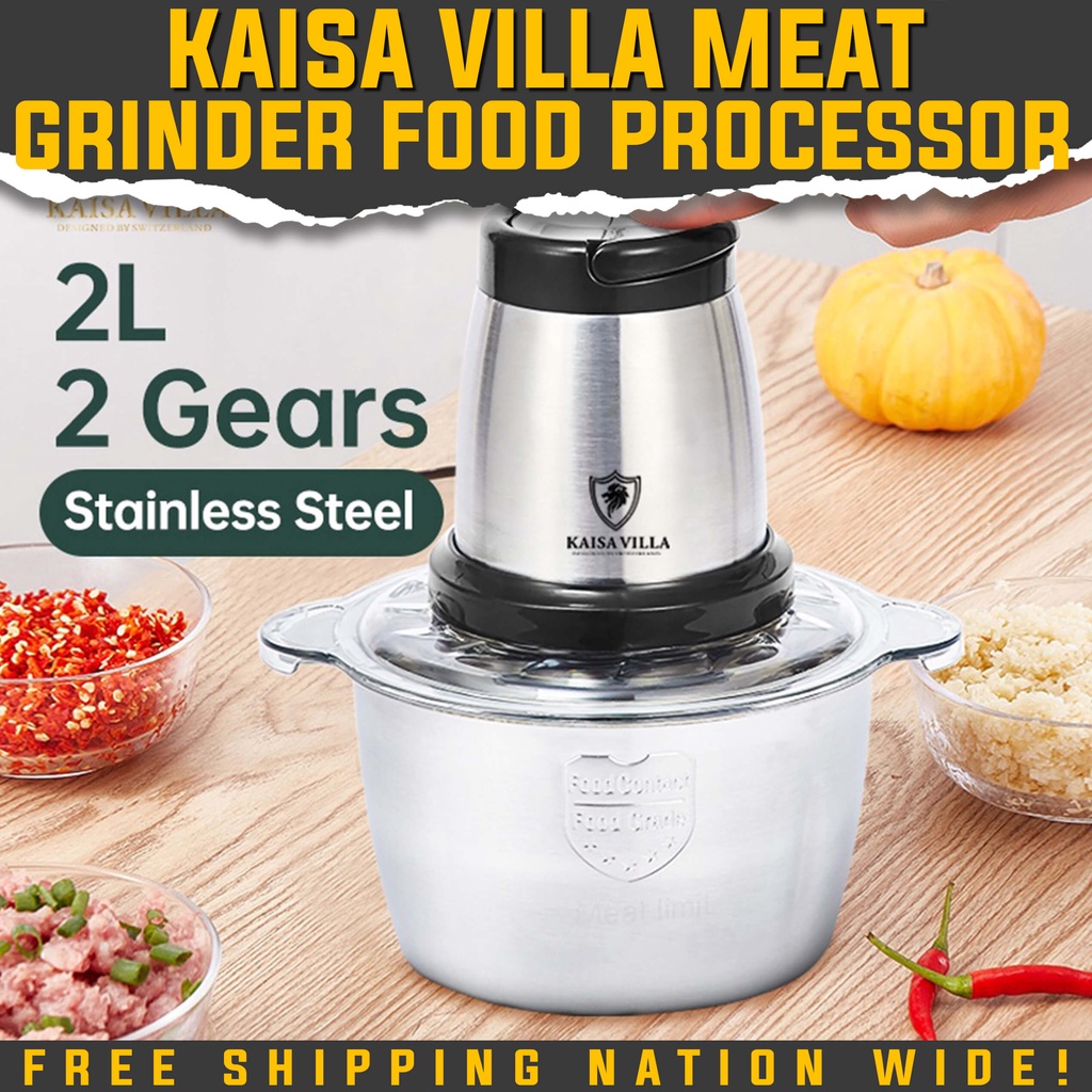 Kaisa Villa Food/Meat processor electric food grinder versatile grinder blender Meat grinder ...