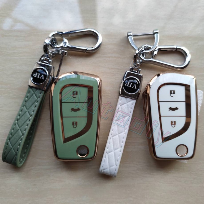 Toyota Prado Fortuner Innova Key Cover Soft TPU Car Remote Fob Key Case ...