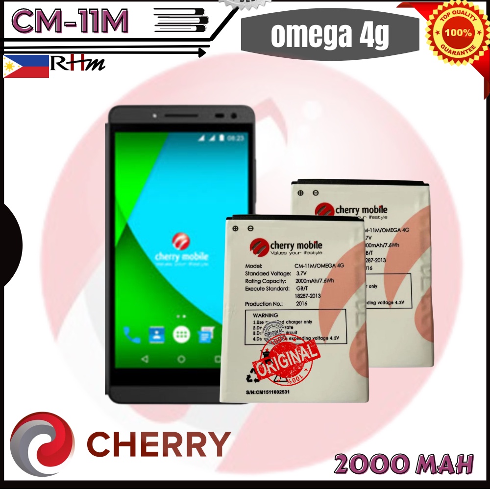 Cherry Mobile Omega 4G Battery, Model: CM-11M | Original High Quality ...