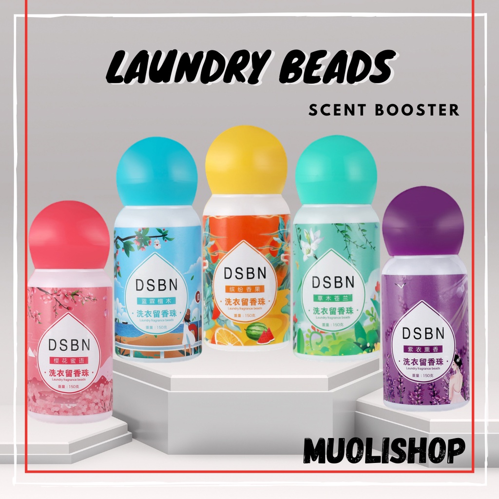 𝙈𝙐𝙊𝙇𝙄 150 grams Laundry Beads Unstoppable Scent Booster Beads with lock ...