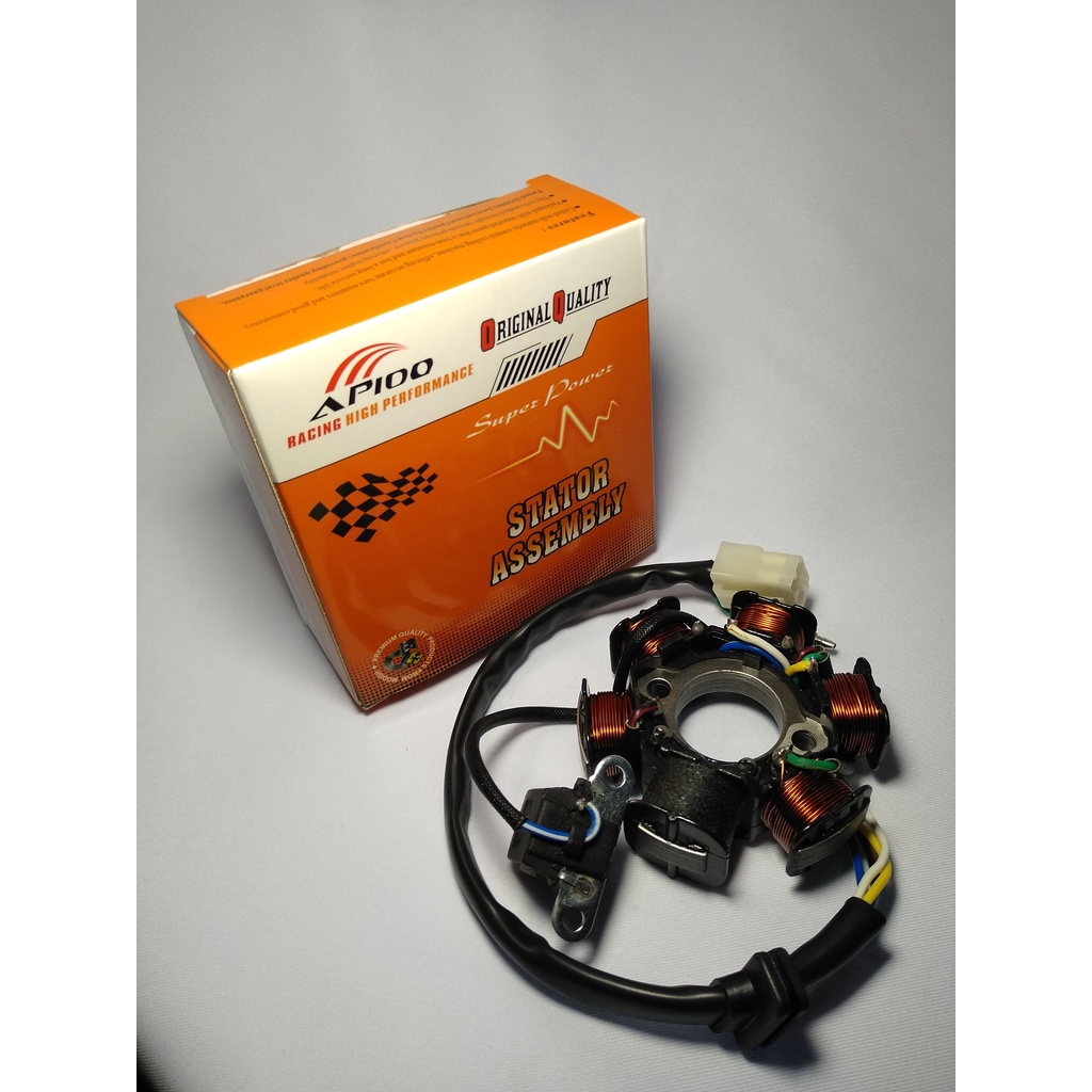 Stator Coil Assembly (XRM, Wave, TMX, Lifan, Barako, Fury, STX, CT100 ...