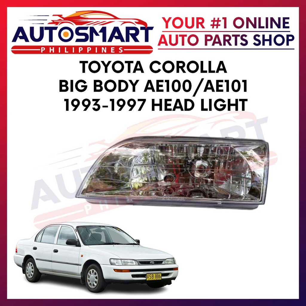 Toyota Corolla Big Body AE100/AE101 1993-1997 Head Light Head Lamp ...