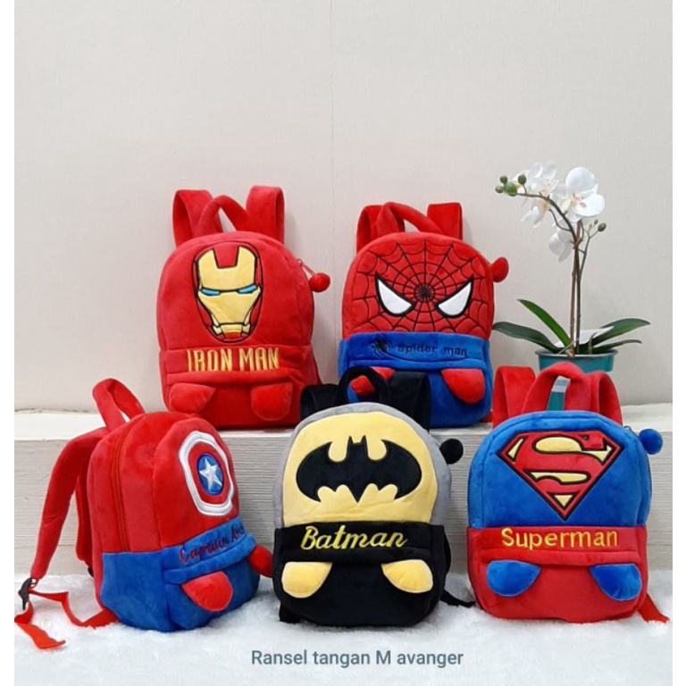 M Avengers Hand Backpack Size M/superhero backpack/preschool ...