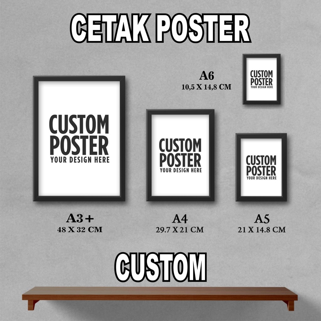 Print Posters/Image/Photos Custom Sizes A3+, A4, A5, And A6 (Anime ...