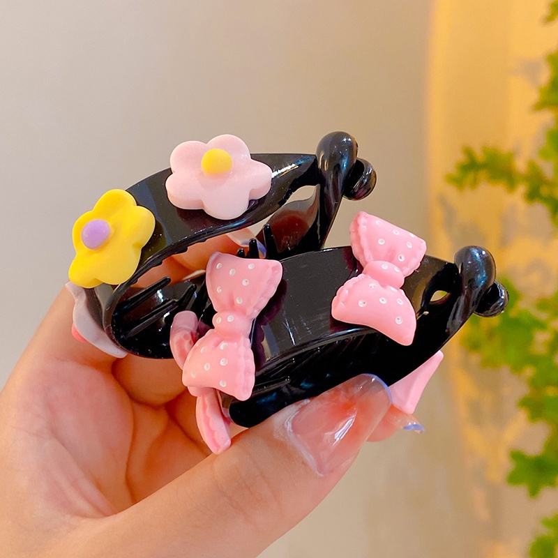 3 Pcs Korean Cute Hair Clips for Girls Fashion Hair Bun Large Cute ...