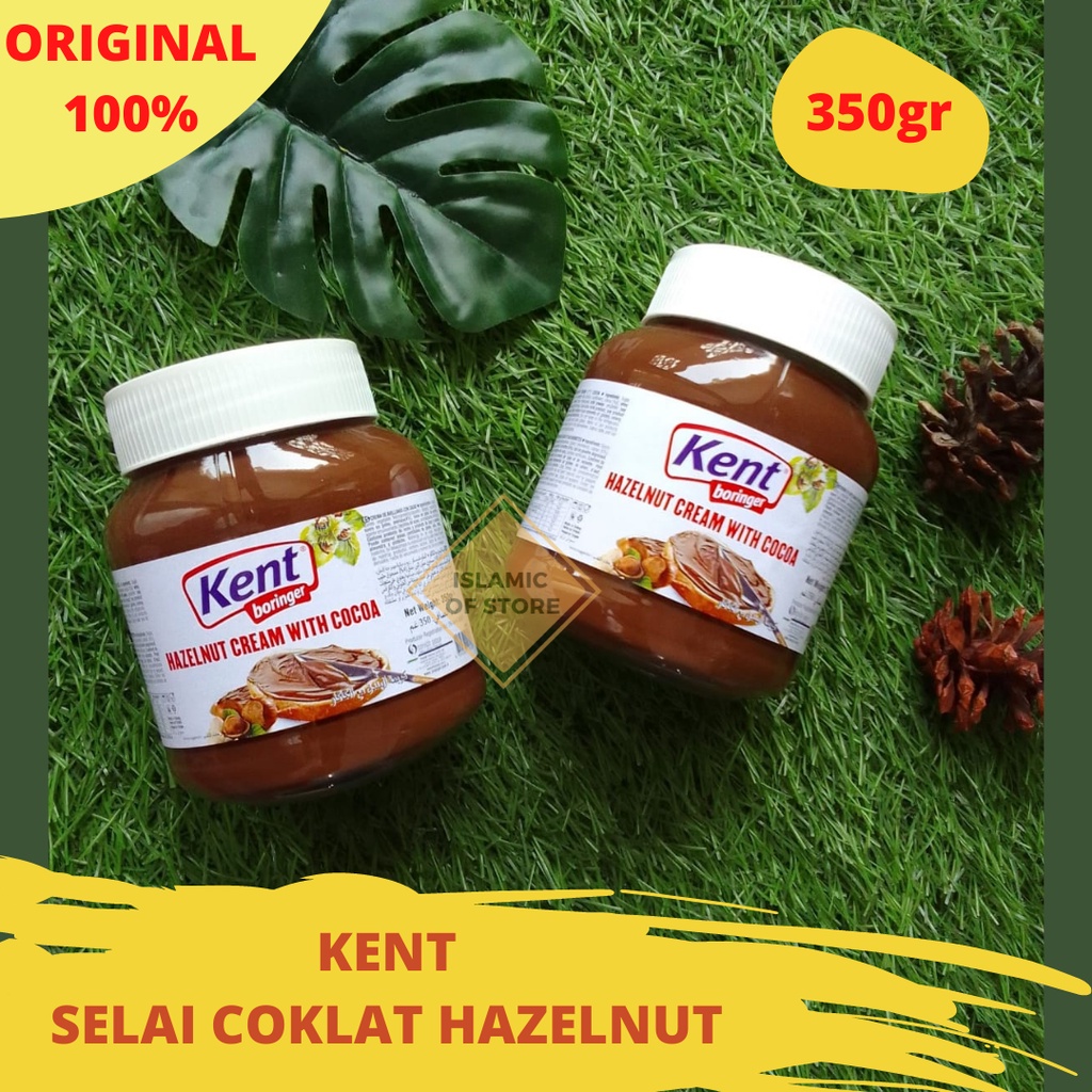 Chocolate HAZELNUT Jam KENT SPREAD HAZELNUT WITH COCOA 350 gr | Shopee ...
