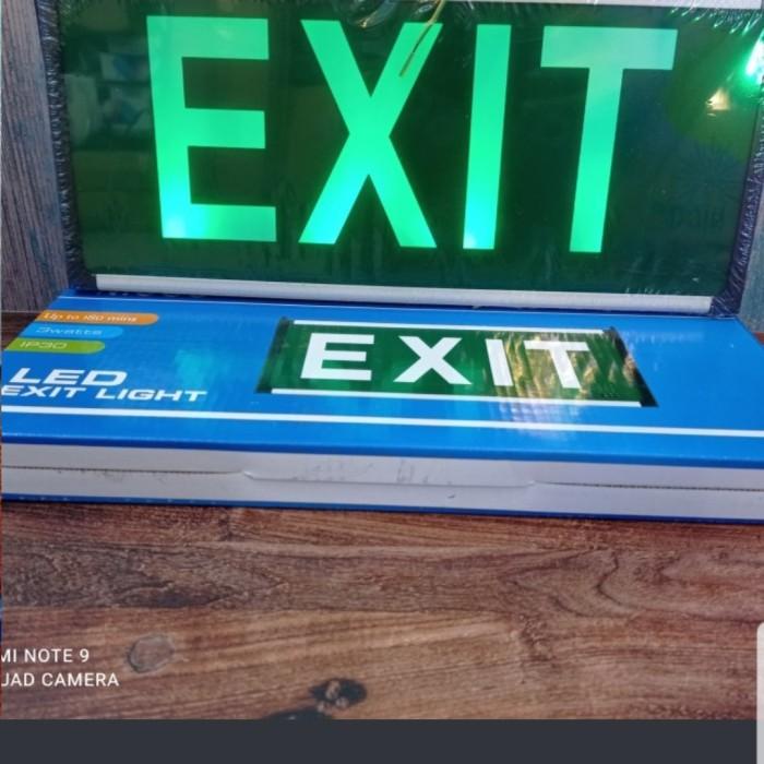 Emergency Lights / Emergency Lamp Exit 2 Sides / Sign Lamp | Shopee ...