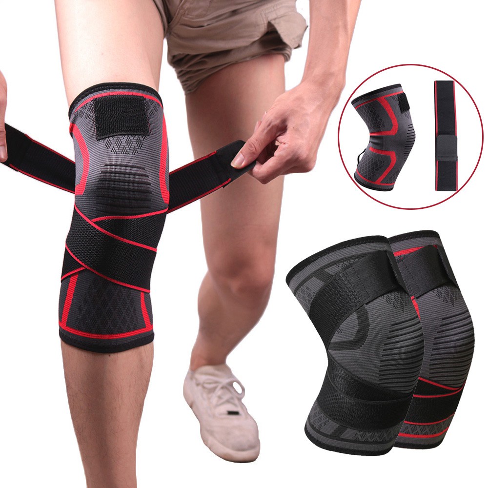 (1 PC) Dual-use Pressurized knee pads, Fitness Running sports knee pads ...