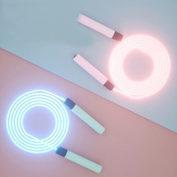 Light-Up Skipping Rope LED Smart Jump Rope Glow In The Dark Skip Rope ...