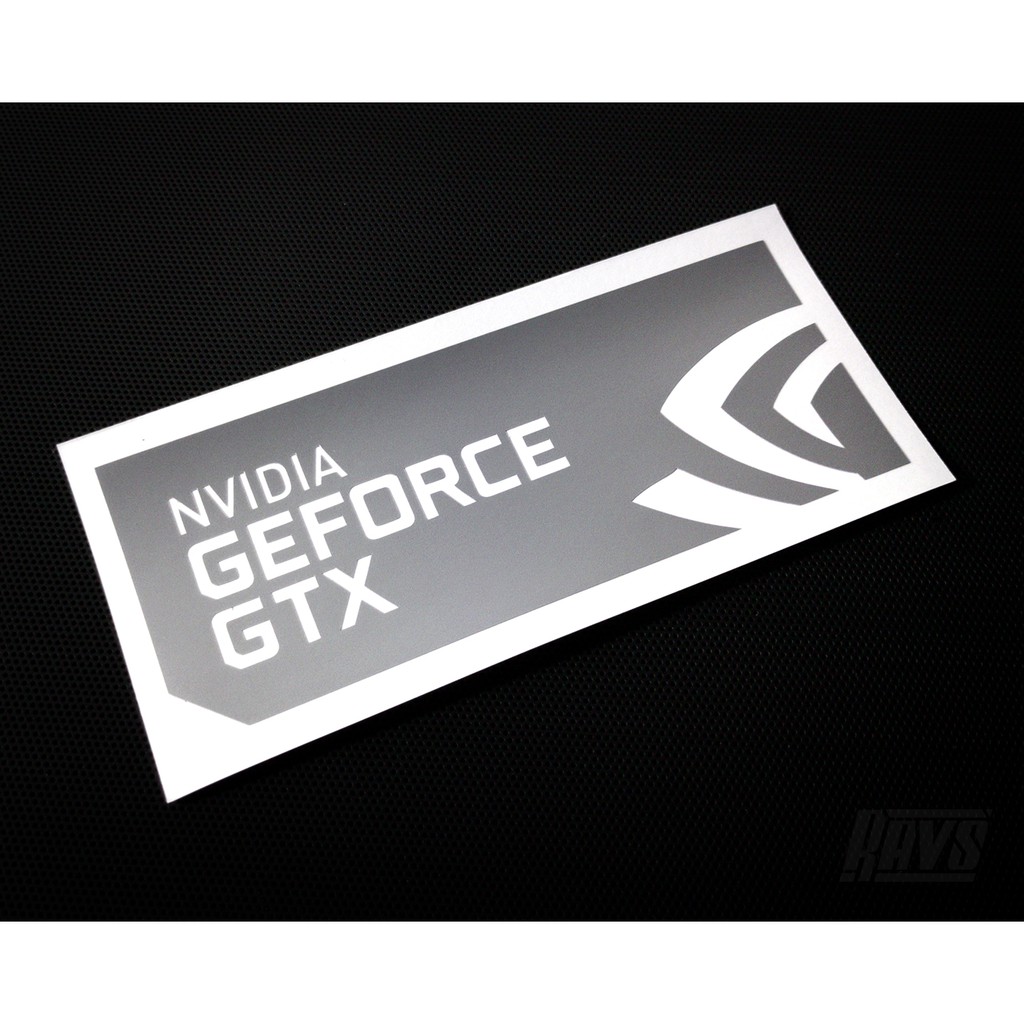 Geforce GTX sticker / cutout vinyl sticker | Shopee Philippines