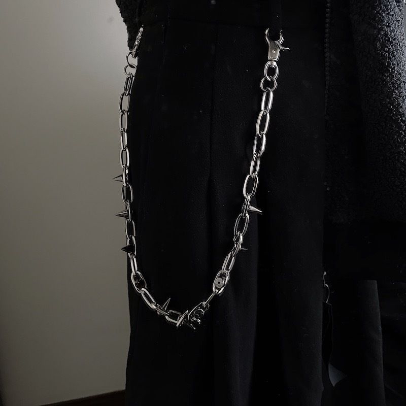 Rivet chain waist chain point chain fashion pants chain | Shopee ...