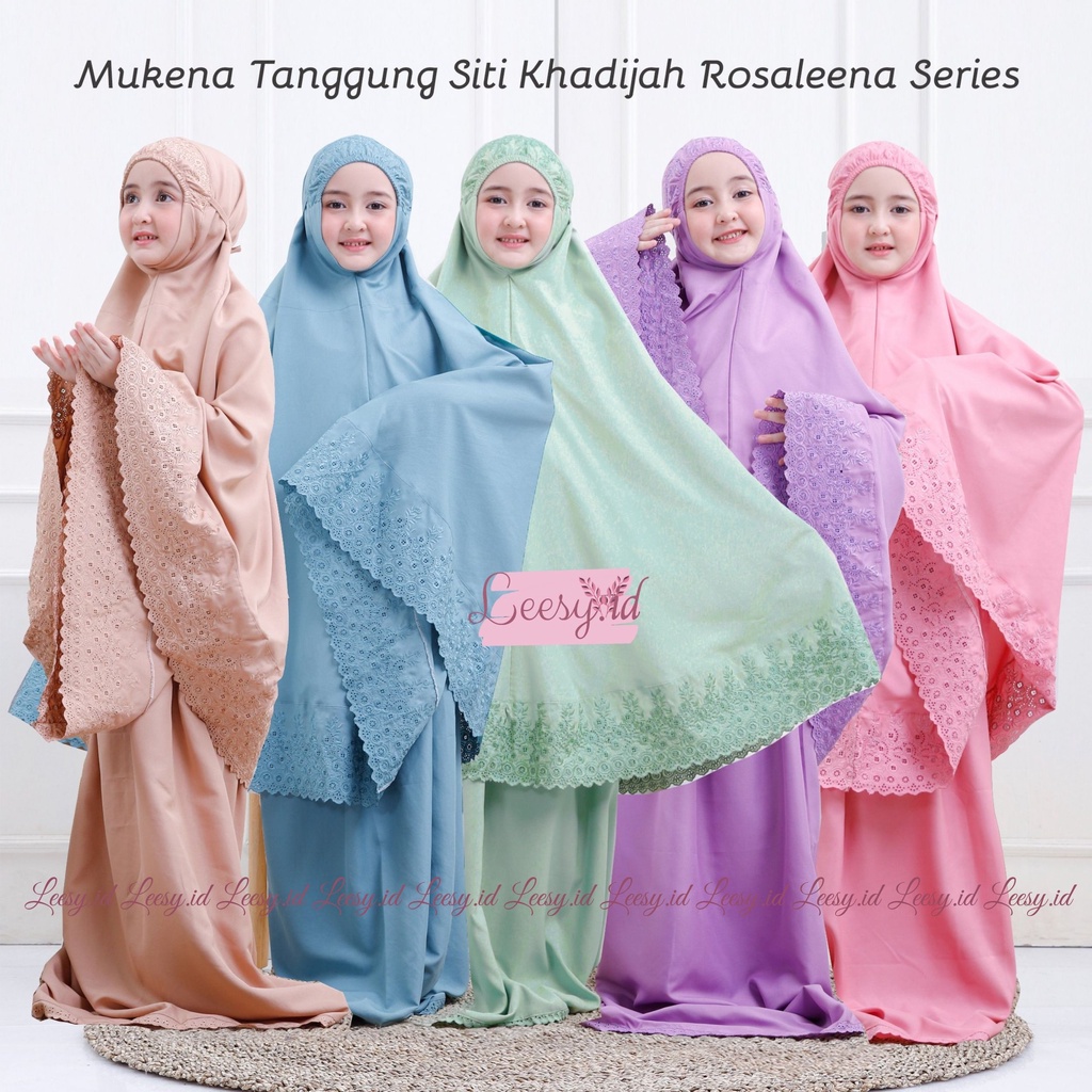 KATUN Leesy - Mukena Cotton Responsibility Khadijah Rosaleena (Children ...