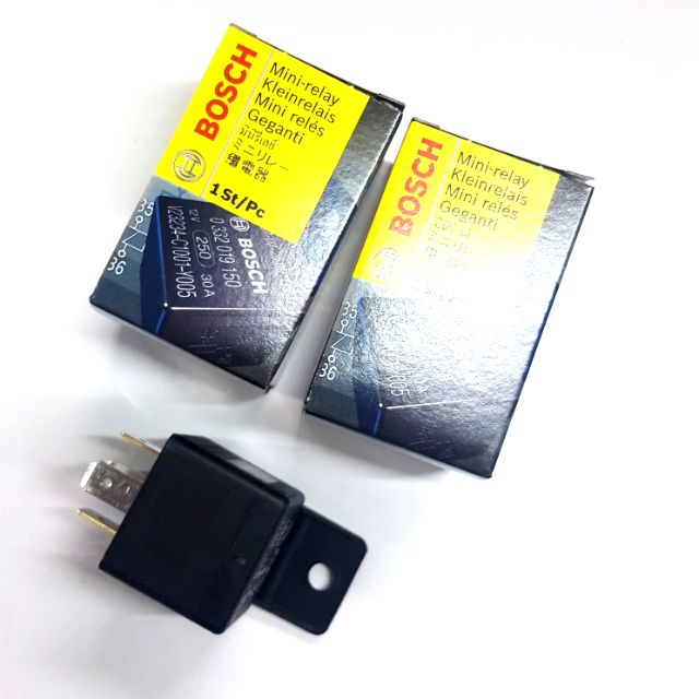 BOSCH RELAY 12V 30A 5 PIN Waterproof Car Relay Harness Heavy Duty 5-Pin ...