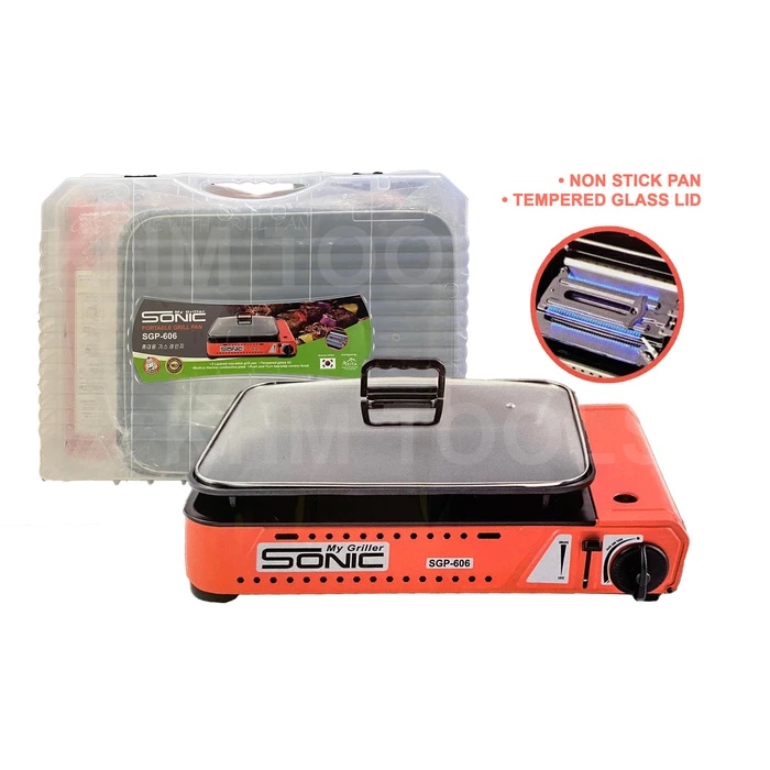 Sonic SGP-606 My Griller Portable Grill Pan (Ihawan) [Butane Powered ...