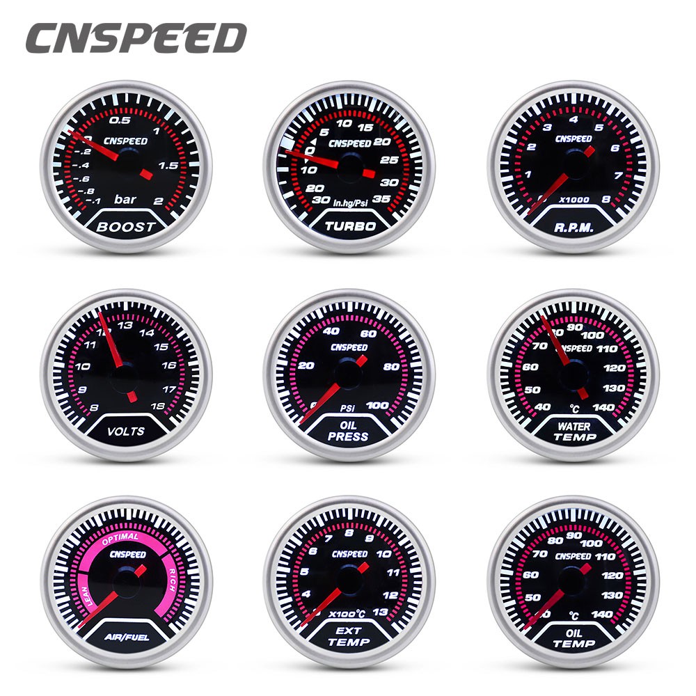 Cnspeed 2" 52mm Car Boost Gauge Bar Psi Exhaust Gas Temp ...