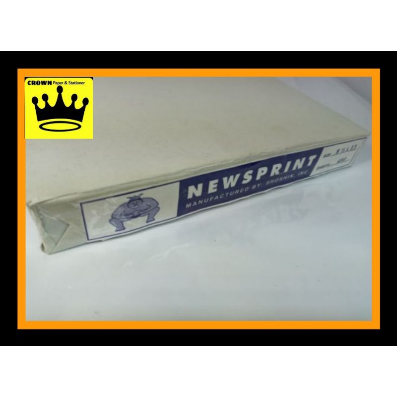 1 ream NEWSPRINT (480's/ream) | Shopee Philippines