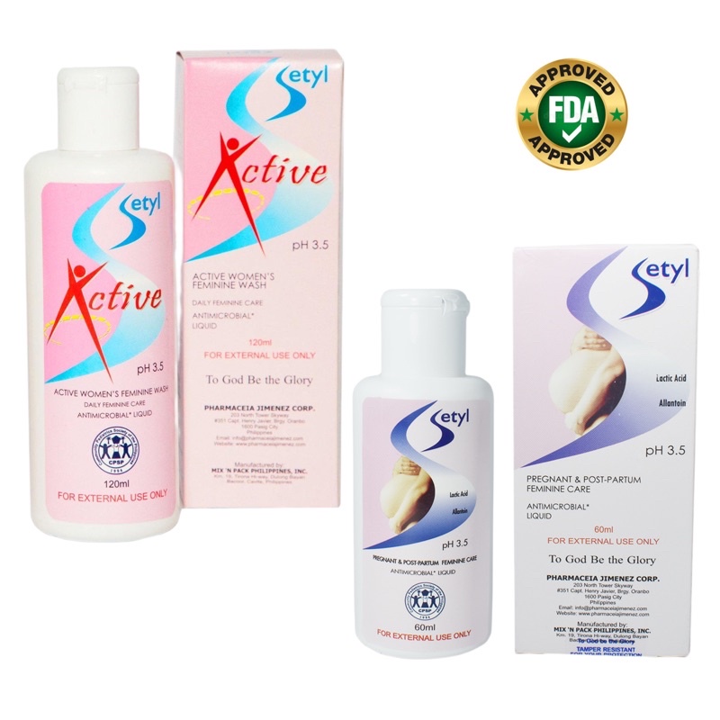 SETYL FEMININE WASH 120ML | Shopee Philippines