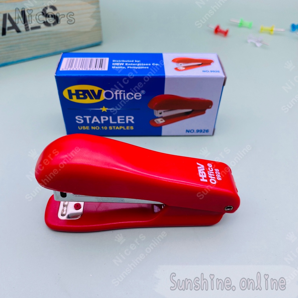 #9926 HBW Plastic stapler W/staple remover Small Size use #10 staple ...
