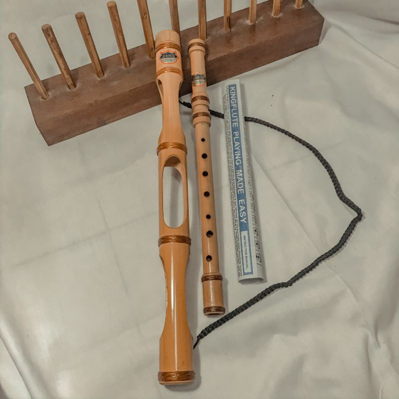 Kingflute Bamboo flute Key of G with case natural | Shopee Philippines