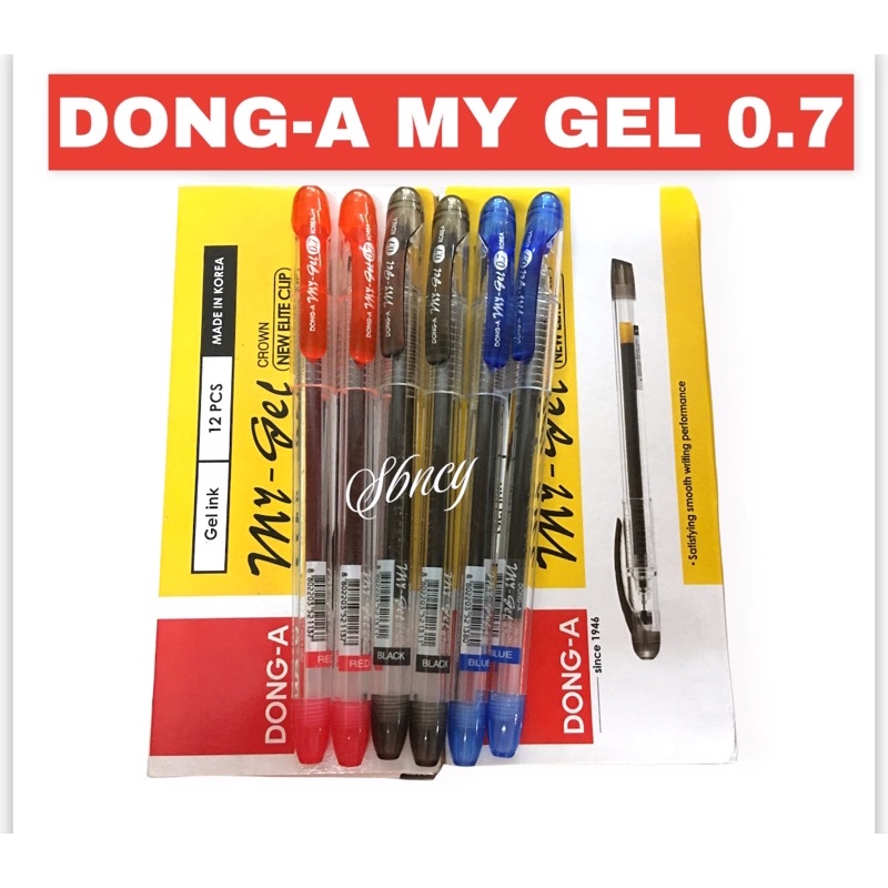 Dong-A My Gel 0.7 / 0.6 Signpen (Sold per 6 pcs) | Shopee Philippines
