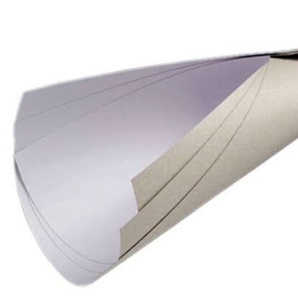 Box board #18 Coated 31in x 43in (Front White, Back Grey) 10pcs ...