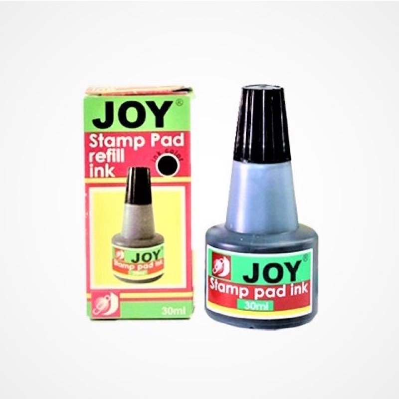 Joy Stamp Pad Ink Refill 30 ml. Black | Shopee Philippines