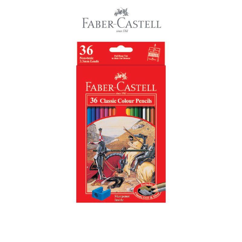 Faber castell colored pencils 36 classic long colors (1set/36wrn ...
