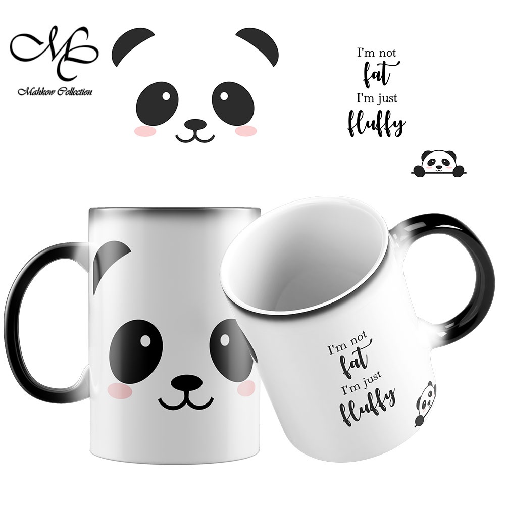 MAGIC MUG - HEAT SENSITIVE COLOR CHANGING MUG PANDA DESIGN 1 BY MAHKOW ...