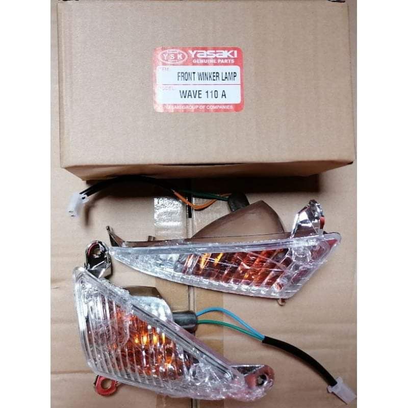 WAVE 110 ALPHA FRONT SIGNAL LIGHT/WINKER LAMP (1 SET) | Shopee Philippines