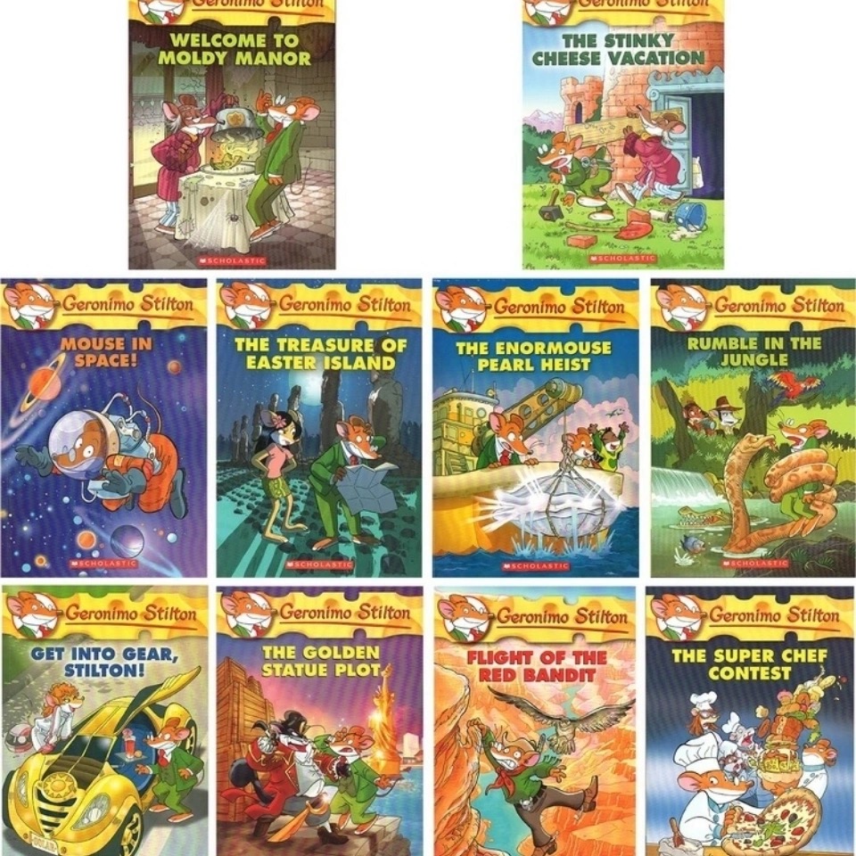 Geronimo Stilton Series Complete Collection 1-70 comic story books for ...