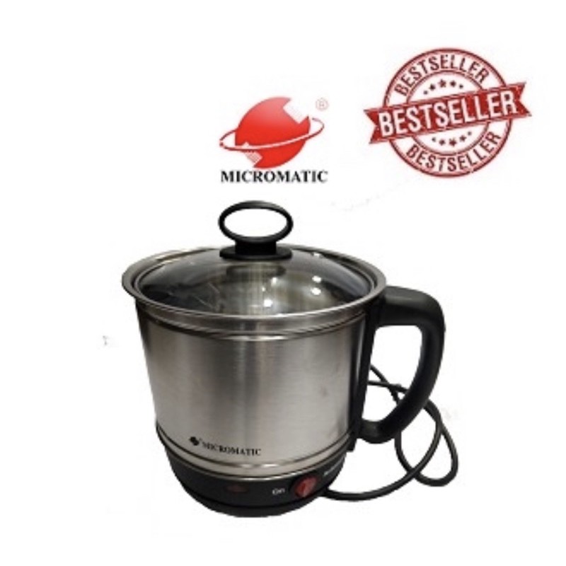 Micromatic Multi Purpose Electric Kettle MEK-1219 | Shopee Philippines