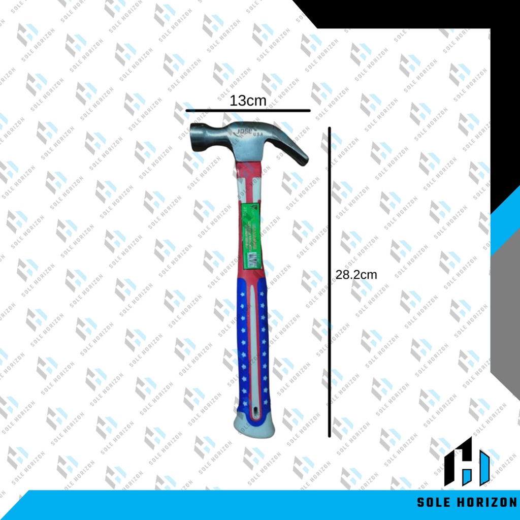 Sole Horizon Claw Hammer Martilyo spiked face and magnetic nail holder ...