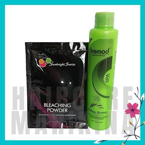 Bremod & Sunbright Hair Bleaching Set | Shopee Philippines