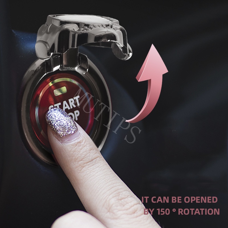 MG Zinc alloy Car Engine Start Stop Button Protective Cover Decoration ...