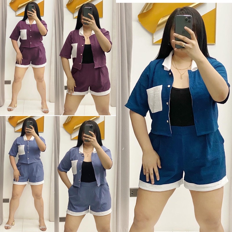Viola coordinates by Plus size collection ph | Shopee Philippines