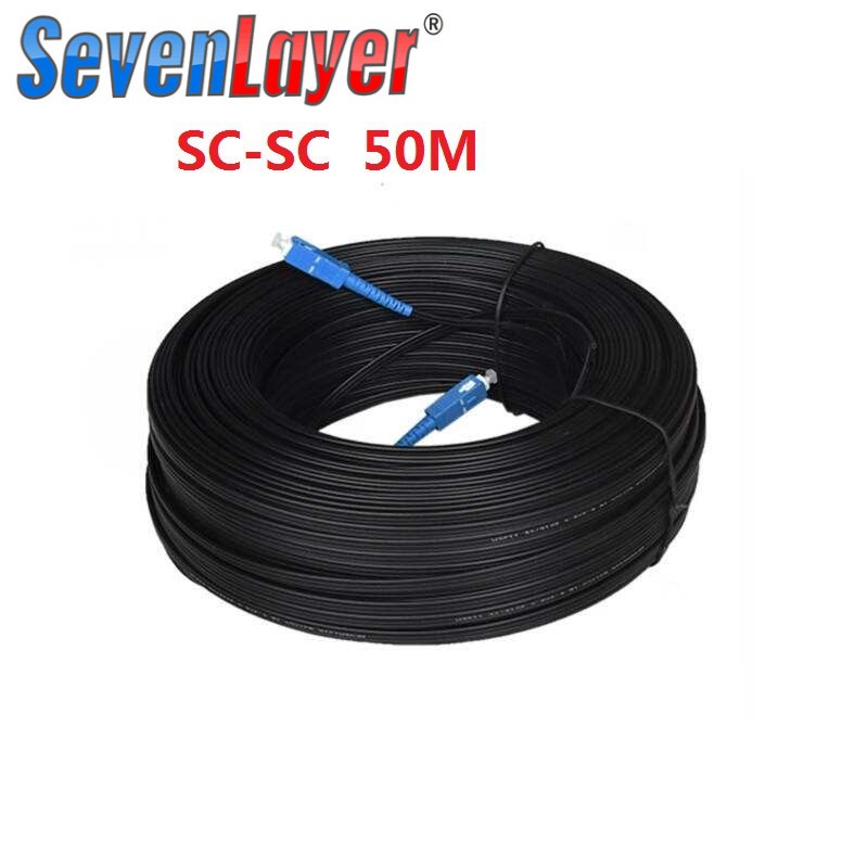 10M/30M/50M/100M SC To SC Single Core Cable INDOOR FTTH Singlemode ...
