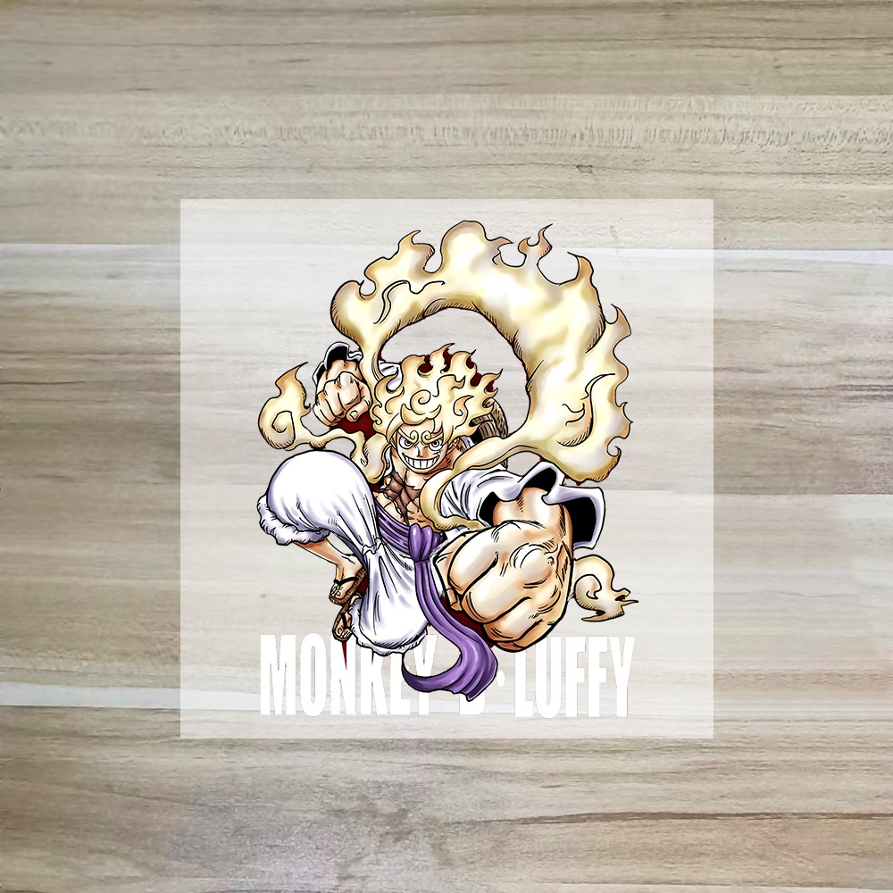 ONE PIECE Iron on Patches for Clothes T-Shirt Diy Zoro Luffy Nika Gear5 Heat Transfer Sticker ...