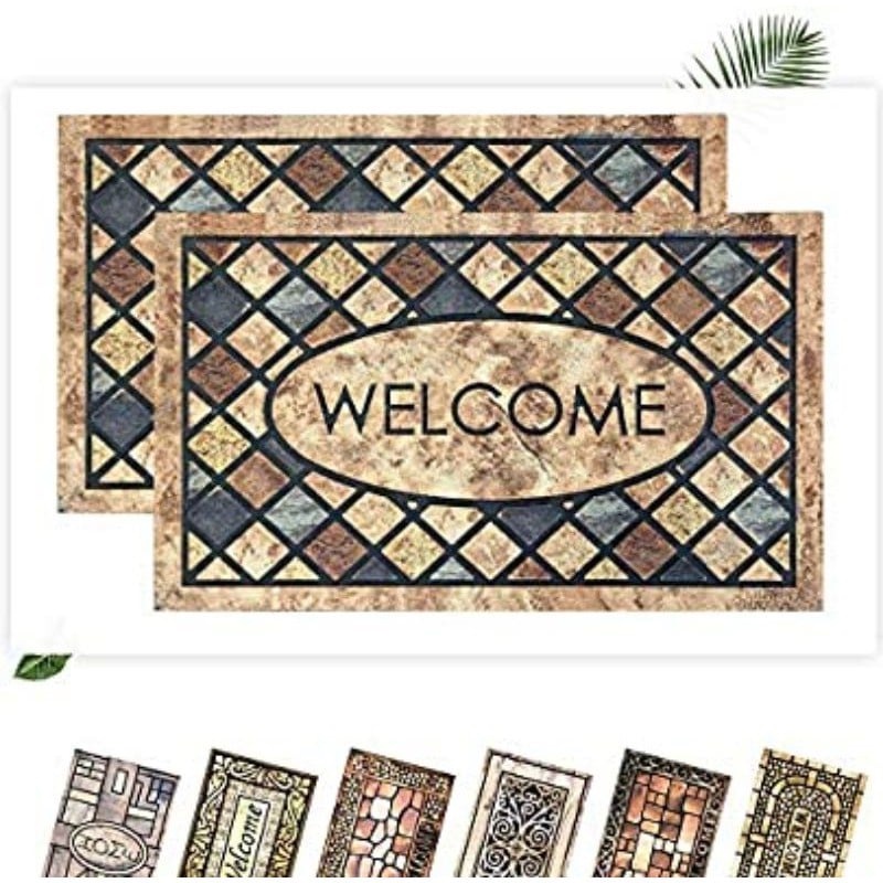 3D Thick Heavy Duty Outdoor/Indoor Welcome Rug Doormat 45X75cm | Shopee ...
