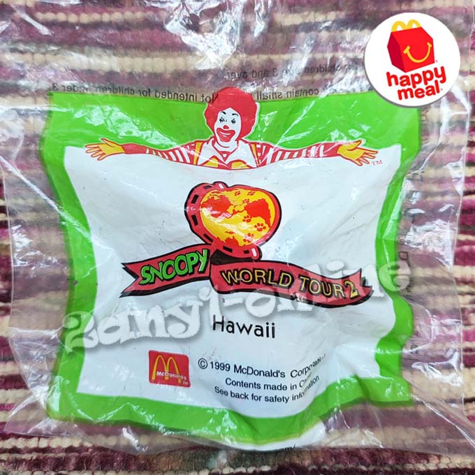 1999 Mcdo Snoopy World Tour - HAWAII (Sealed) | Shopee Philippines