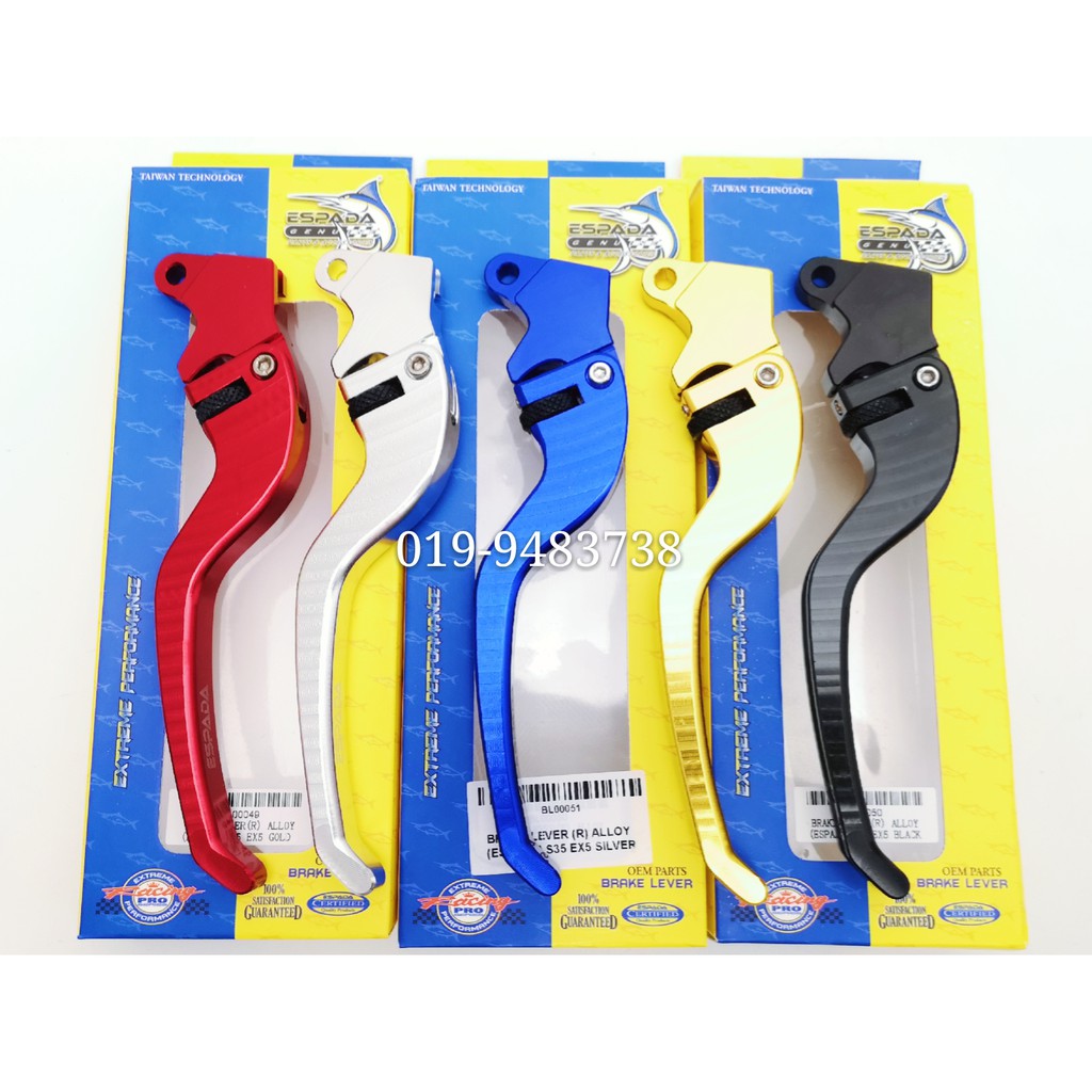 Espada Alloy Brake Lever Right EX5 Fame GBOJ C70 GBO LC135 SRL Z ZR ...