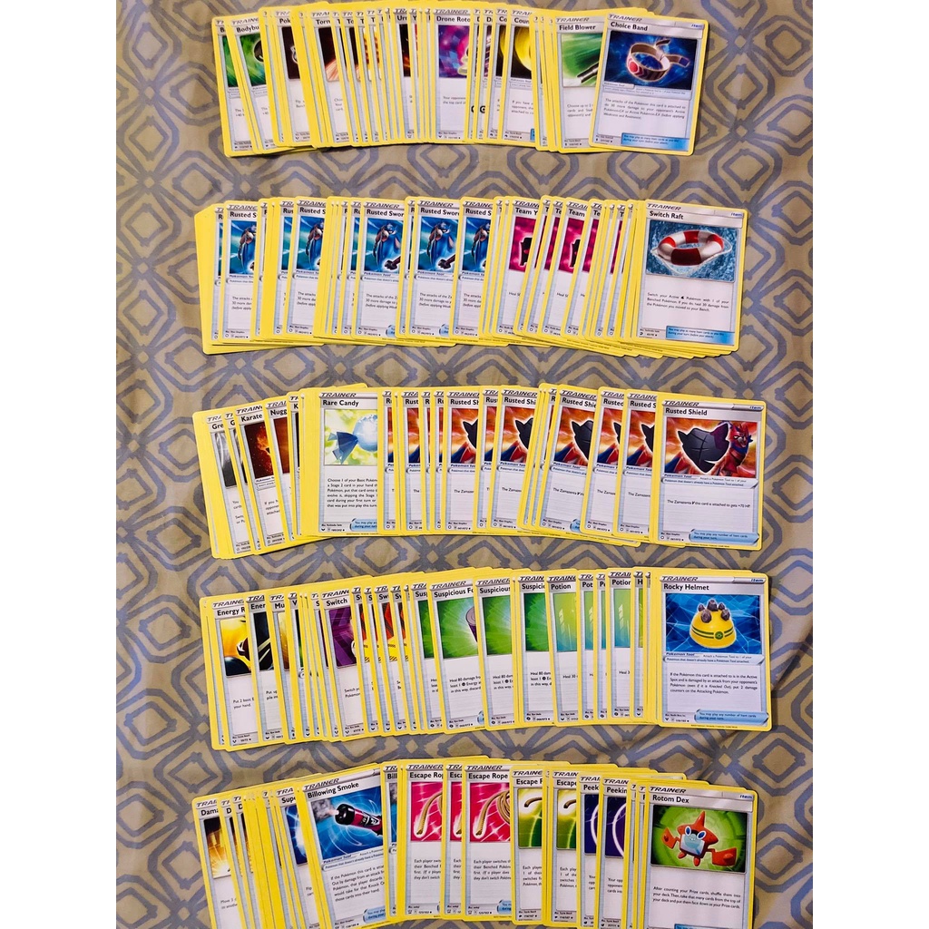 Original Pokemon TCG Cards TRAINERS Part 2 - ITEMS. Modern Non Holo ...
