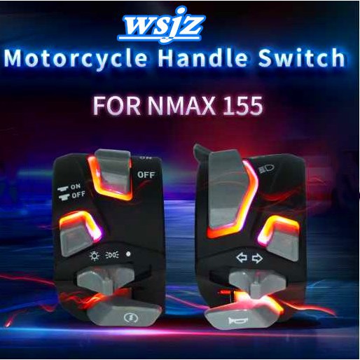 YAMAHA NMAX 155 Plug and Play Right and Left Switch Set Handle Switch ...