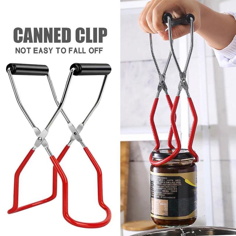 Canning Jar Lifter Anti-Scald Jar Lifter Clip Clamp Anti-Slip Clip Heat ...