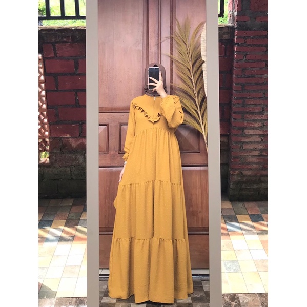 Rubiah URAGIRI ONETONE GAMIS DRESS | Shopee Philippines