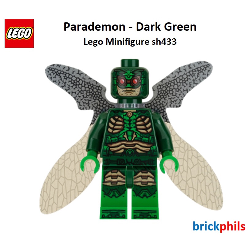 Lego Minifigure sh433 Parademon - Dark Green | Shopee Philippines