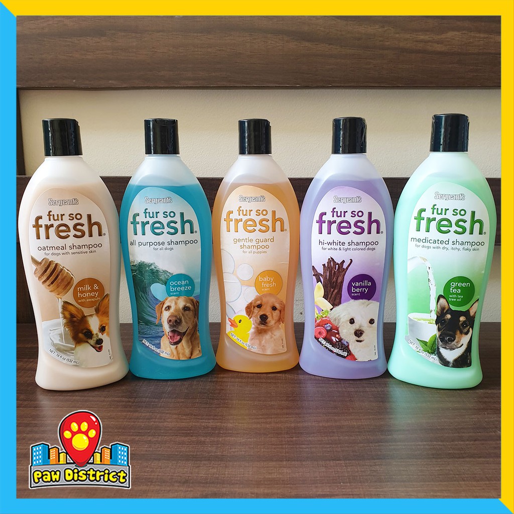 Sergeant's FUR SO FRESH Dog and Cat Shampoo 532ml - 7 variants | Shopee ...