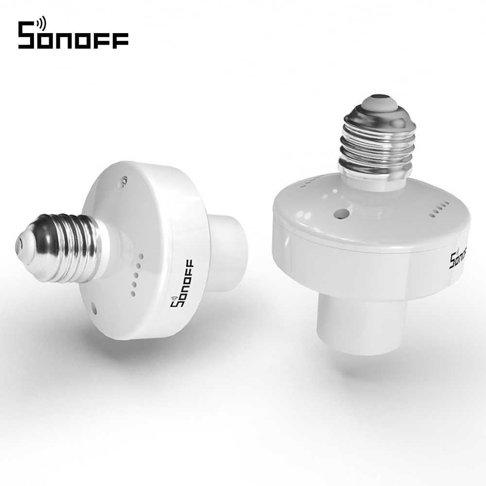 SONOFF E27 Slampher R2 WiFi Smart Light Socket Bulb Holder 433MHz RF ...