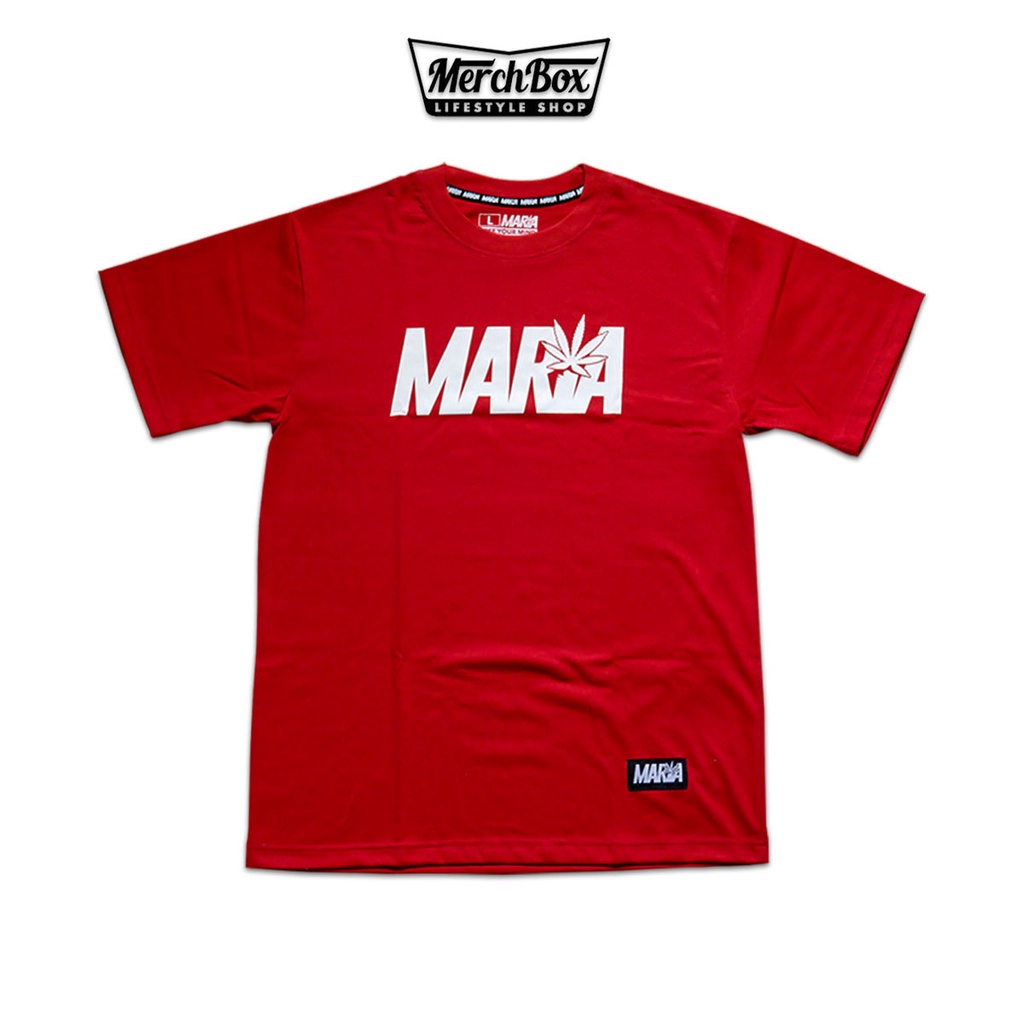 MARIA LOGO TEE (RED/TSHIRT) | Shopee Philippines