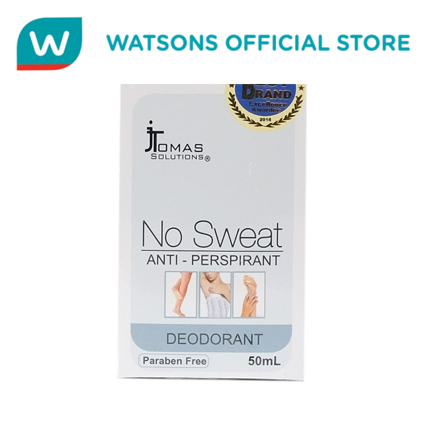 J TOMAS No Sweat Antiperspirant Deodorant 50ml | Shopee Philippines